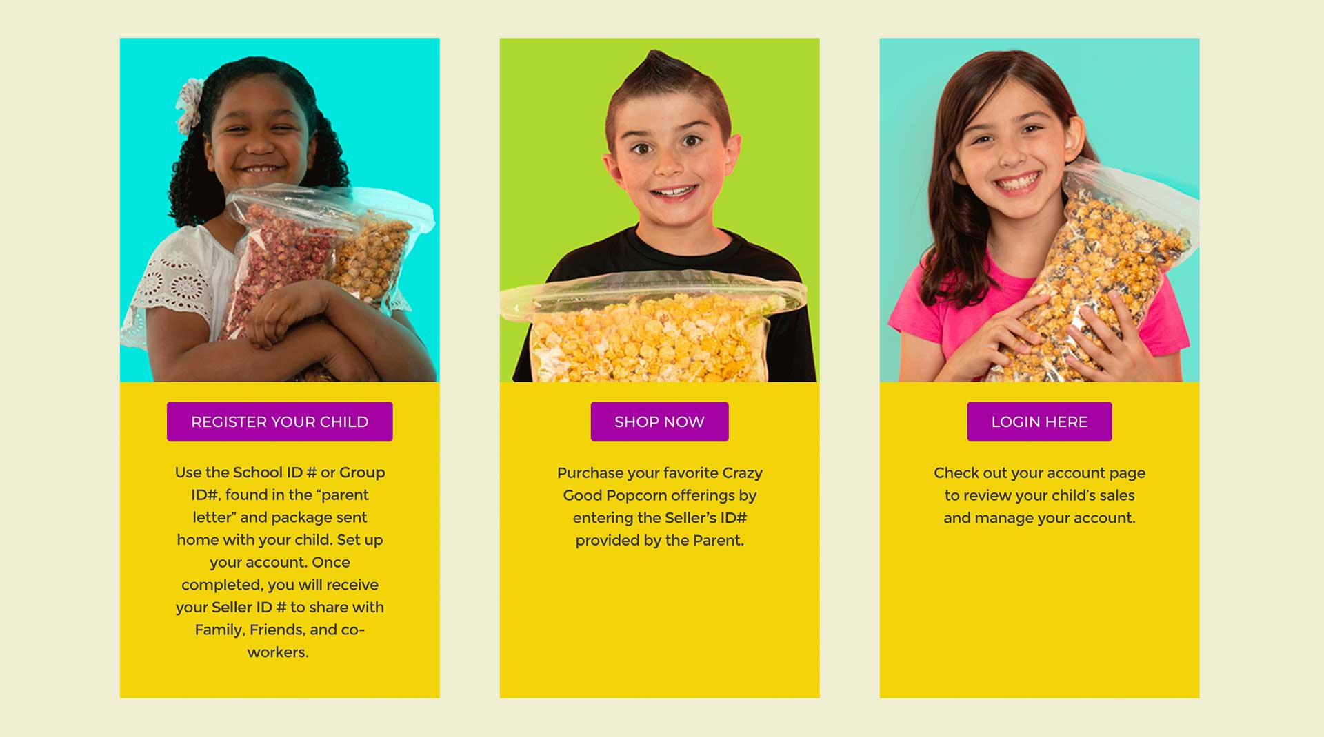 Crazy good Popcorn website – A Belle Design